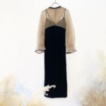 【Ameri VINTAGE】many way tulle veil dress | FIORI